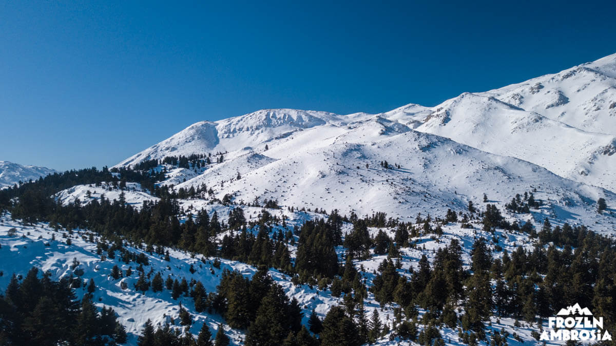 Ski Touring in Ziria, Korinthos - Frozen Ambrosia
